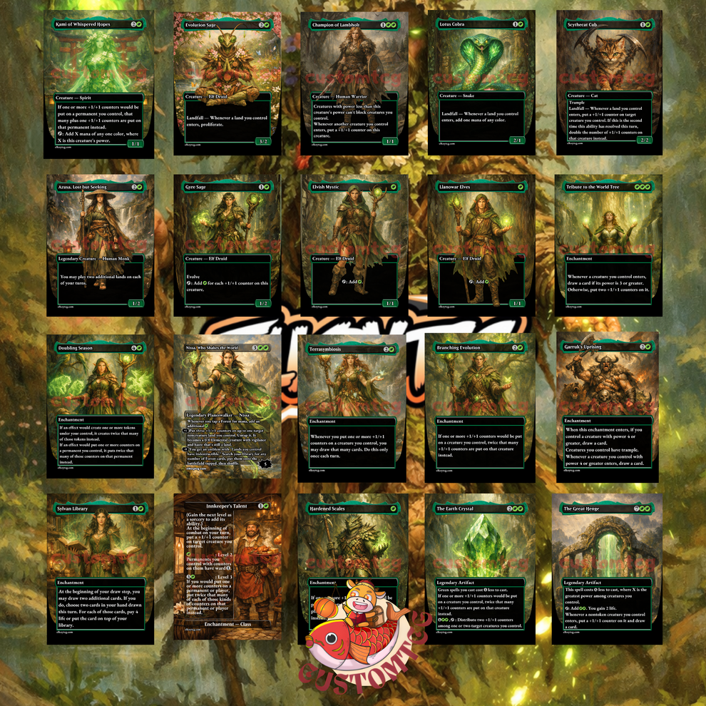 Bristly Bill, Spine Sower Custom MTG Commander Deck – ElkoyTCG